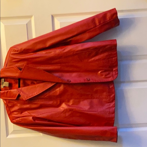 Mountain Lake | Jackets & Coats | Red Non Leather Jacket | Poshmark